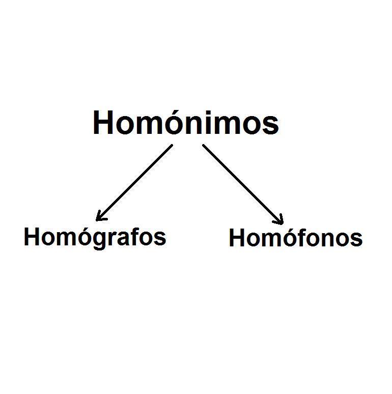 Differenze tra omonimi, omografi e omofoni