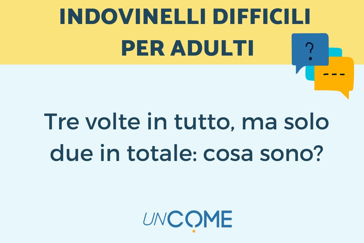 40 INDOVINELLI DIFFICILI con RISPOSTA - Intelligenti, matematici, per ...