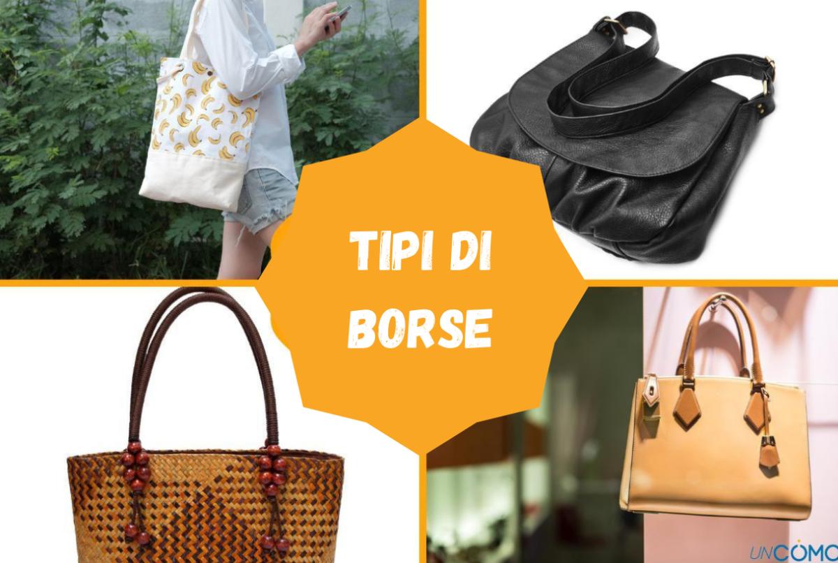 10 tipi di borse DA DONNA con FOTO - Tutti le tipologie e modelli