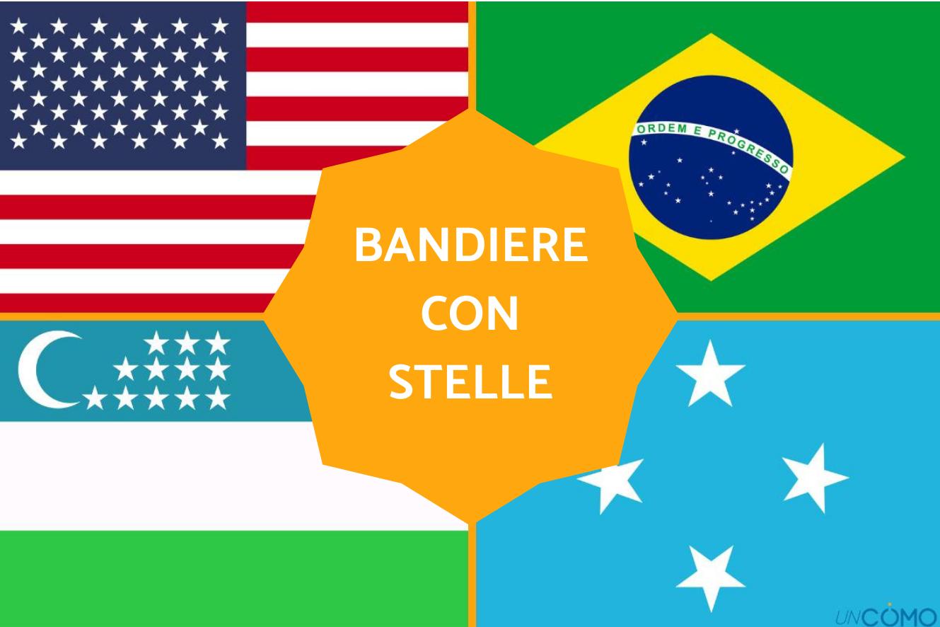 Bandiere con stelle - Scopri le bandiere del mondo!